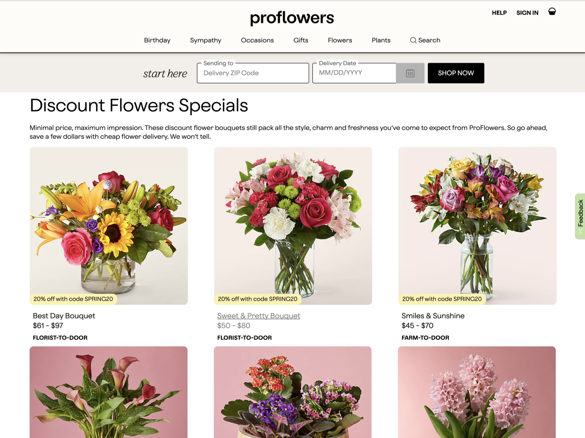 Cheap Flower Delivery Ranked By Price - $19.99 - An Expert Analysis